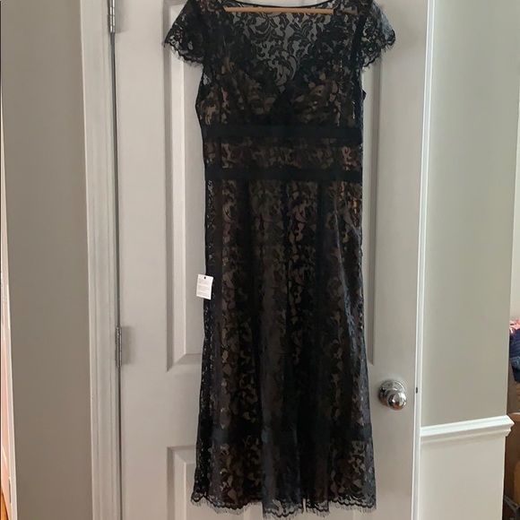 LOFT | Dresses | Loft Black Lace Semi Formal Dress Lbd 8 | Poshmark